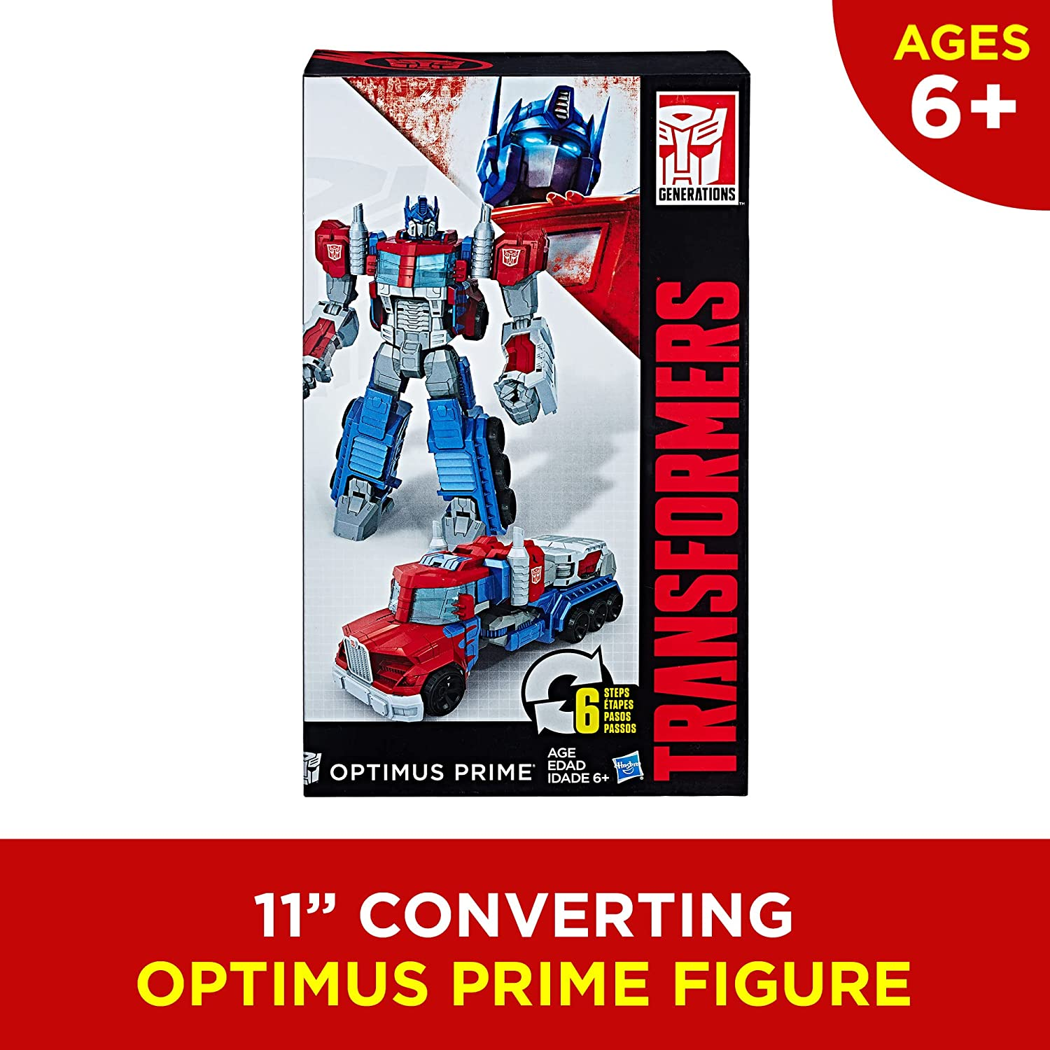 Transformers Toys Heroic Optimus Prime Action Figure - Timeless Large ...