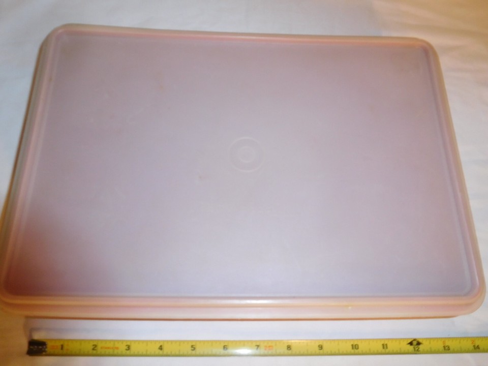 Vintage 290-2 Red Rectangular Tupperware Container w/Lid | eBay