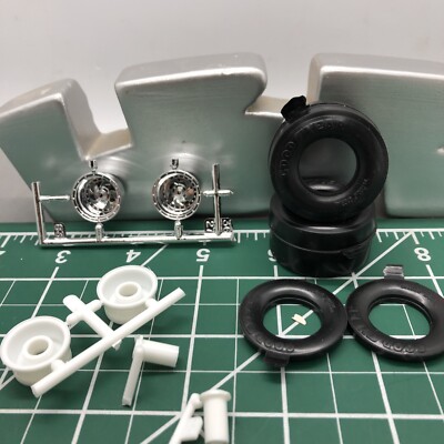 Boyd Pro Mod Hot Rod Rear Wheels W Large Goodyear Slicks RVL1:24 LBR ...