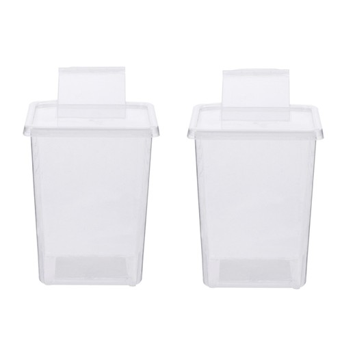 2 PCS Reptile Cage Plastic Critter Keeper Snake Humidity Box | eBay