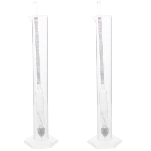 2 Sets Alcohol Concentration Meter Hydro Brewing Hydrometer Hydrometers ...