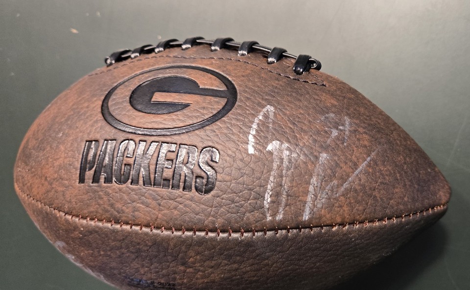 Zayne Anderson, Matt Orzech, Warren Brinson Packers autograph mini ...