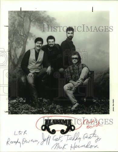 1996 Press Photo Randy Owen, Jeff Cook, Teddy gentry, Mark Herndon in ...