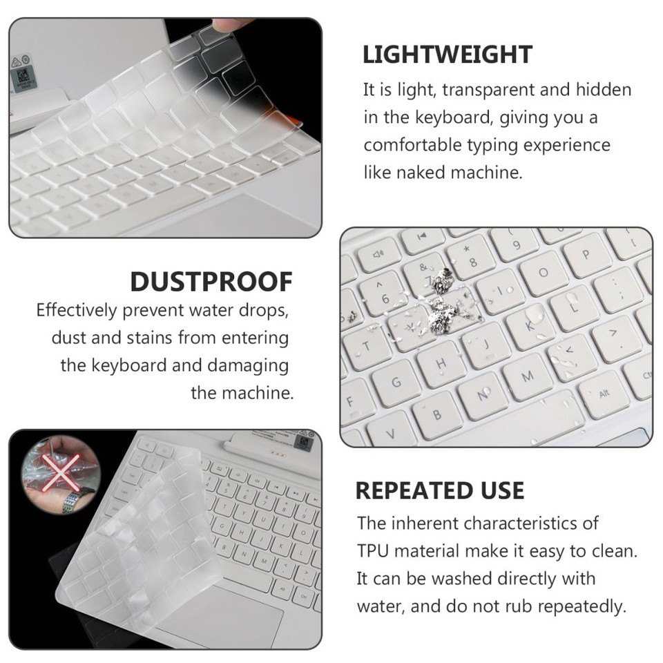5pcs Keyboard Protector Transparent Keyboard Protective Cover ...