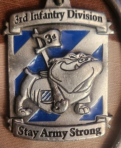 US Army 3rd Inf Division Crest Metal Xmas Tree Ornament Rocky The Bulldog GWOT | eBay