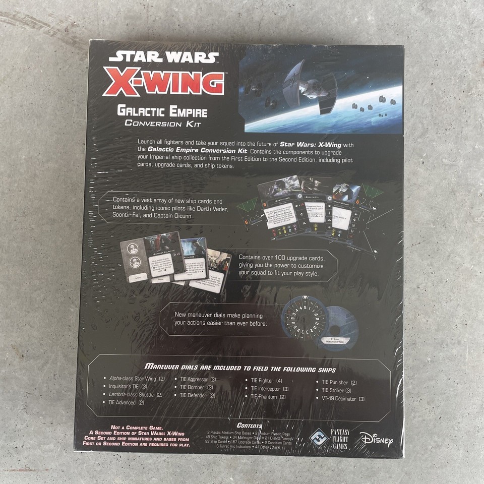 Star Wars X-Wing Galactic Empire Conversion Kit New In Box And Still ...