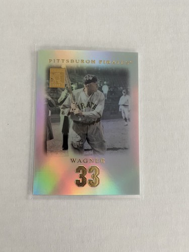2001 Topps Tribute Honus Wagner Card + 4 Extra Cards W/t206 Reprint And ...