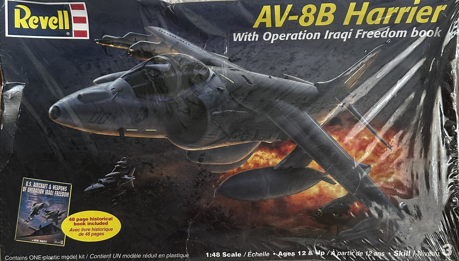 BRAND NEW Revell 85-6878 AV-8B Harrier With Iraqi Freedom Book (Factory ...