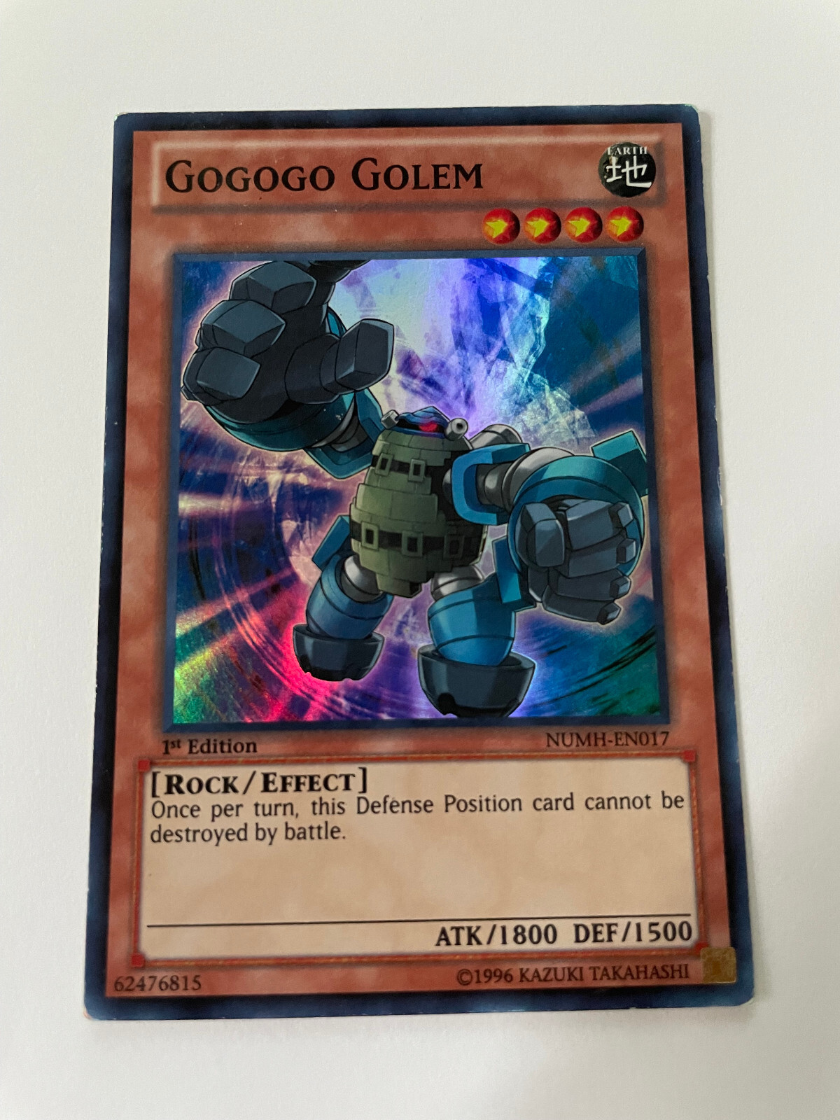 Gogogo Golem NUMH-EN017 Super Rare Yu-Gi-Oh Card 1st Edition LP | eBay