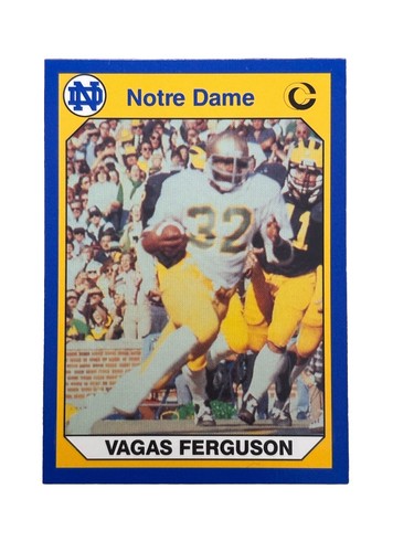 Brand New: Vintage 1990 Collegiate Collection Notre Dame Vagas Ferguson ...