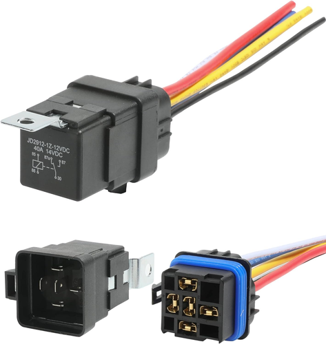 5-PIN SPDT Automotive Relay,Waterproof Car Relay Marine Relay,12V DC ...