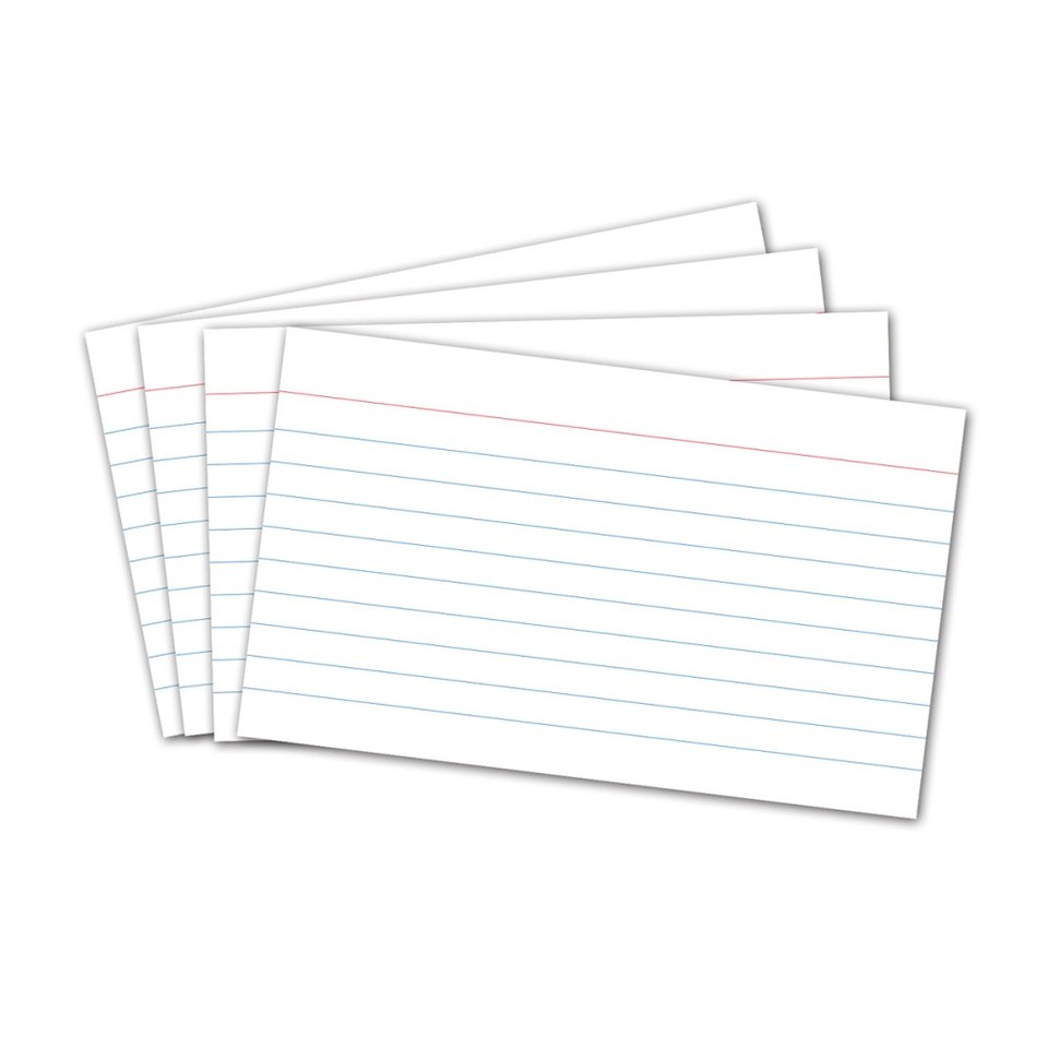 180PCS Record Cards Ruled Both Sides Ruled Writing Papers (Colorful ...