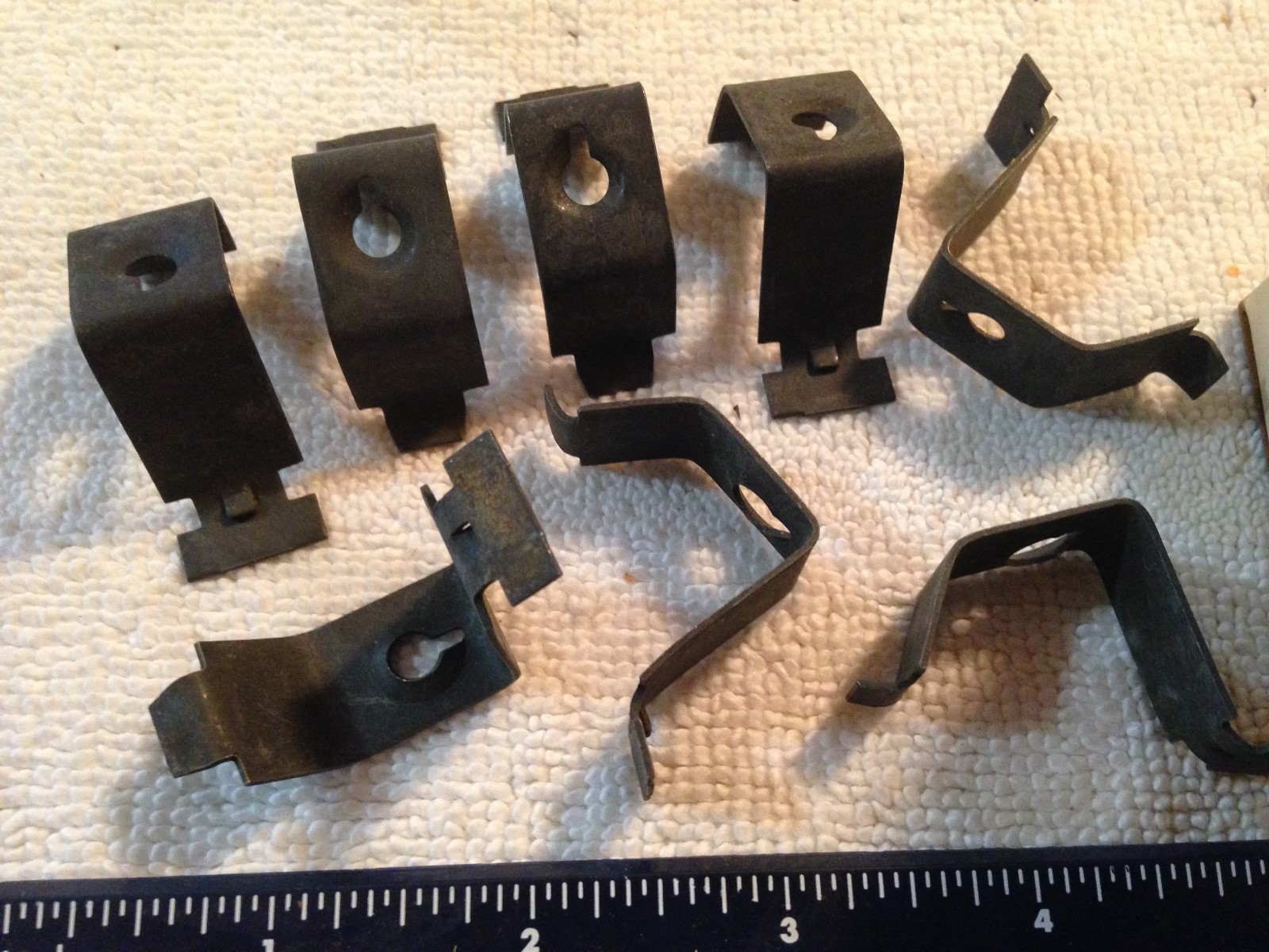 NOS ARM REST CLIP BOX OF 8 PCS. D2OZ-6524146-A FORD MUSTANG TORINO ...