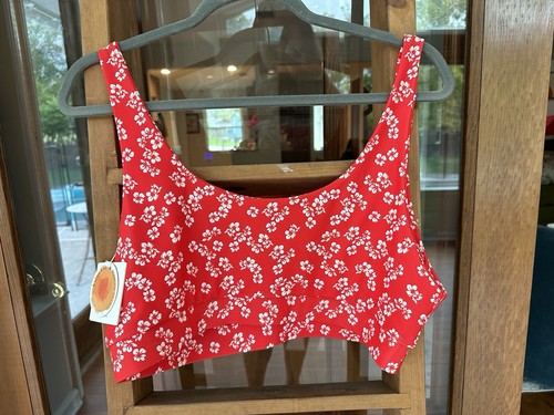 Kulani Kinis Long Crop In Aloha Punch Bikini Swimsuit Top Size 3XL NWT ...