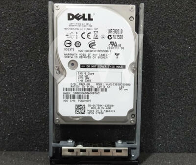 U709K 0U709K Dell ENTERPRISE 300GB 10K RPM 6Gb/s 2.5" SAS SERVER HDD ...