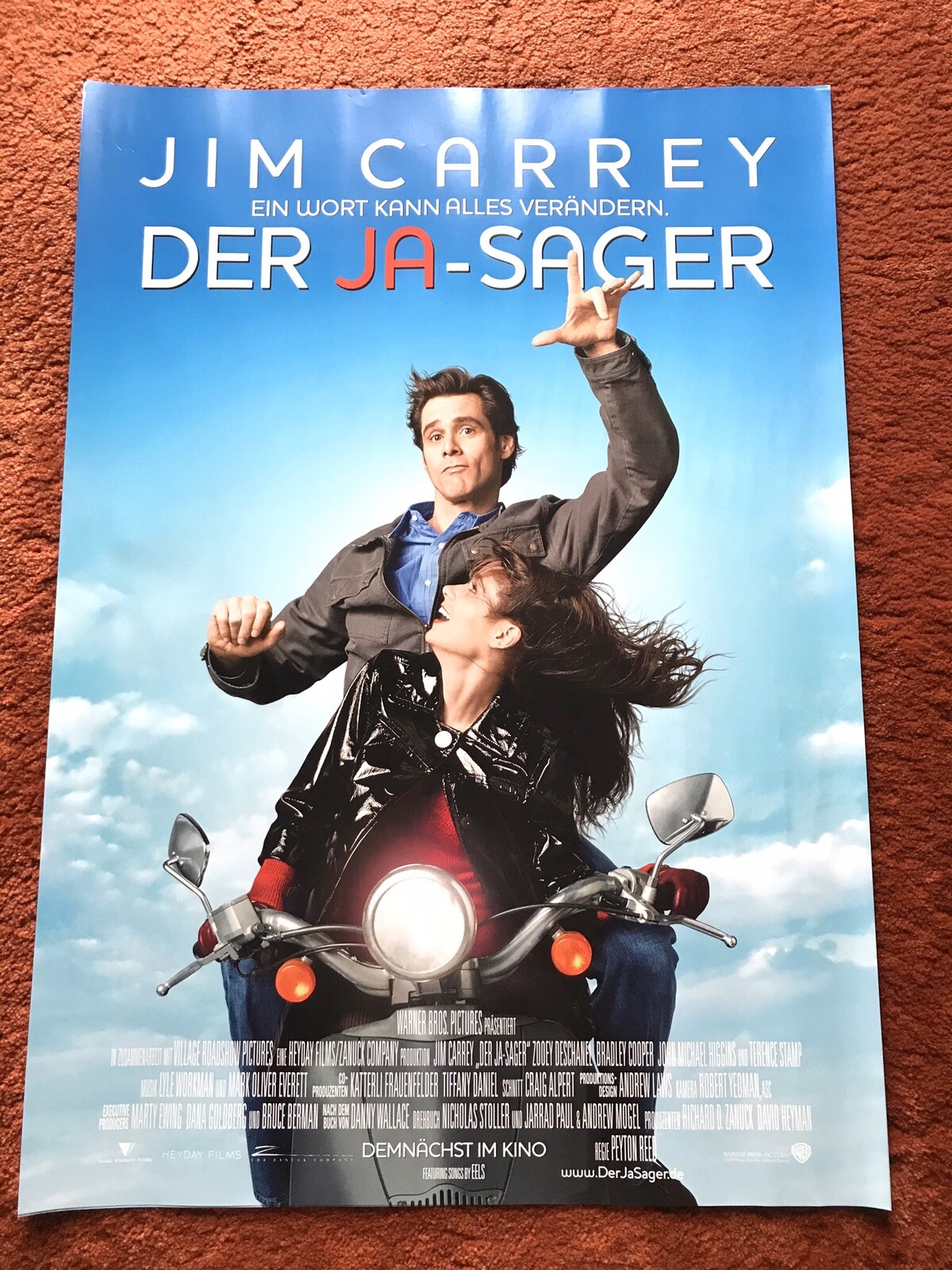 Der Ja-Sager Kinoplakat Poster A1, Jim Carrey, Bradley Cooper, Zooey ...