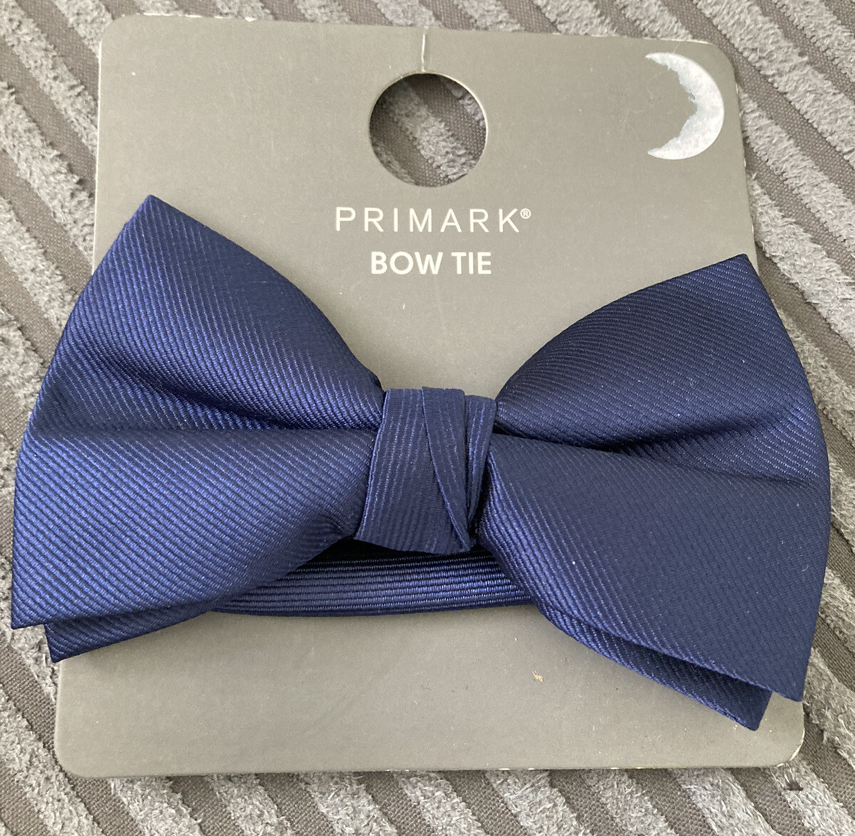 Mens+Primark+Navy+Blue+Striped+Bow+Tie+Dickiebow+Smart+Formal+Event ...