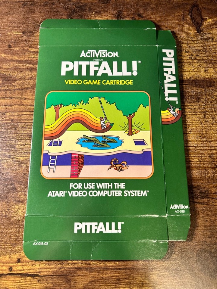 Pitfall!—Atari 2600 Activision Complete w/ Box, Manual, Cartridge ...