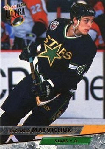 #180 Richard Matvichuk - Dallas Stars - 1993-94 Ultra Hockey | eBay