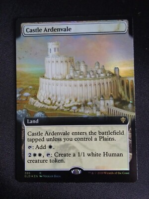 FOIL Castle Ardenvale (Extended Art) MtG Magic Throne of Eldraine ...