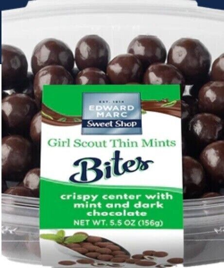 2-PACK Girl Scout Thin Mints Bites with Mint & Dark Chocolate, 20 Oz ...