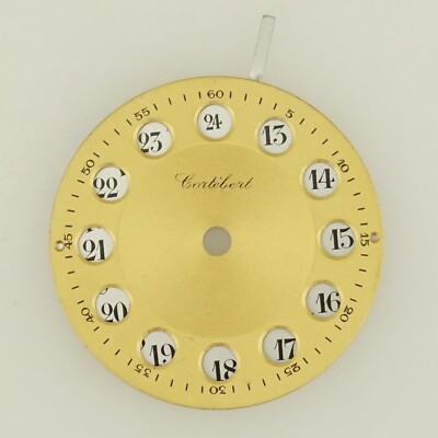 NOS 24 Hours Pocket watch dial Men's no repeater no fusee duplex ...