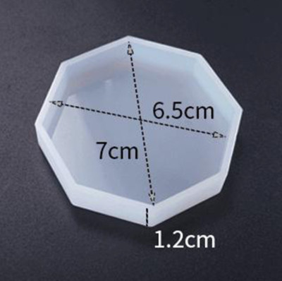 Octagon Shape Resin Mold Epoxy Candle Mould Jewellery Choc A13-14 ...