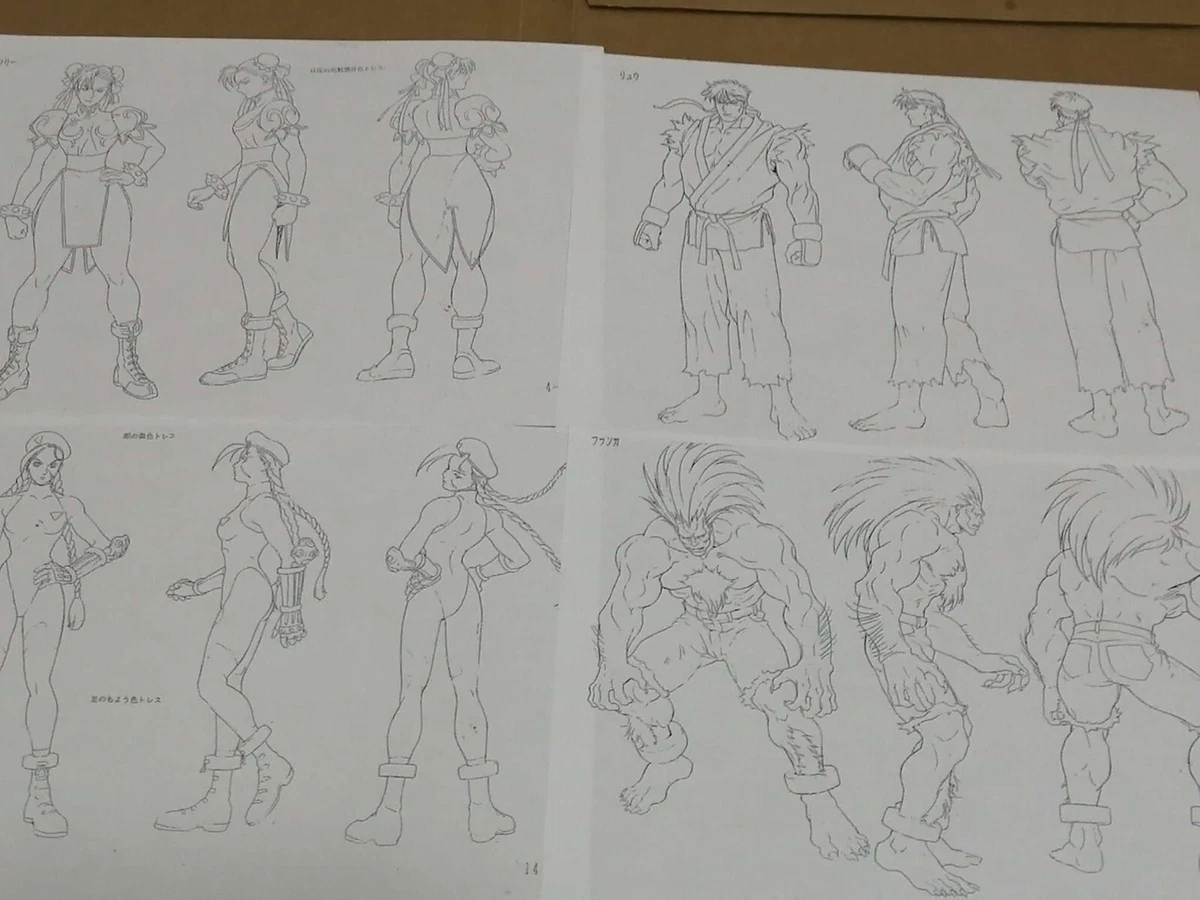 Game Character Model Sheet