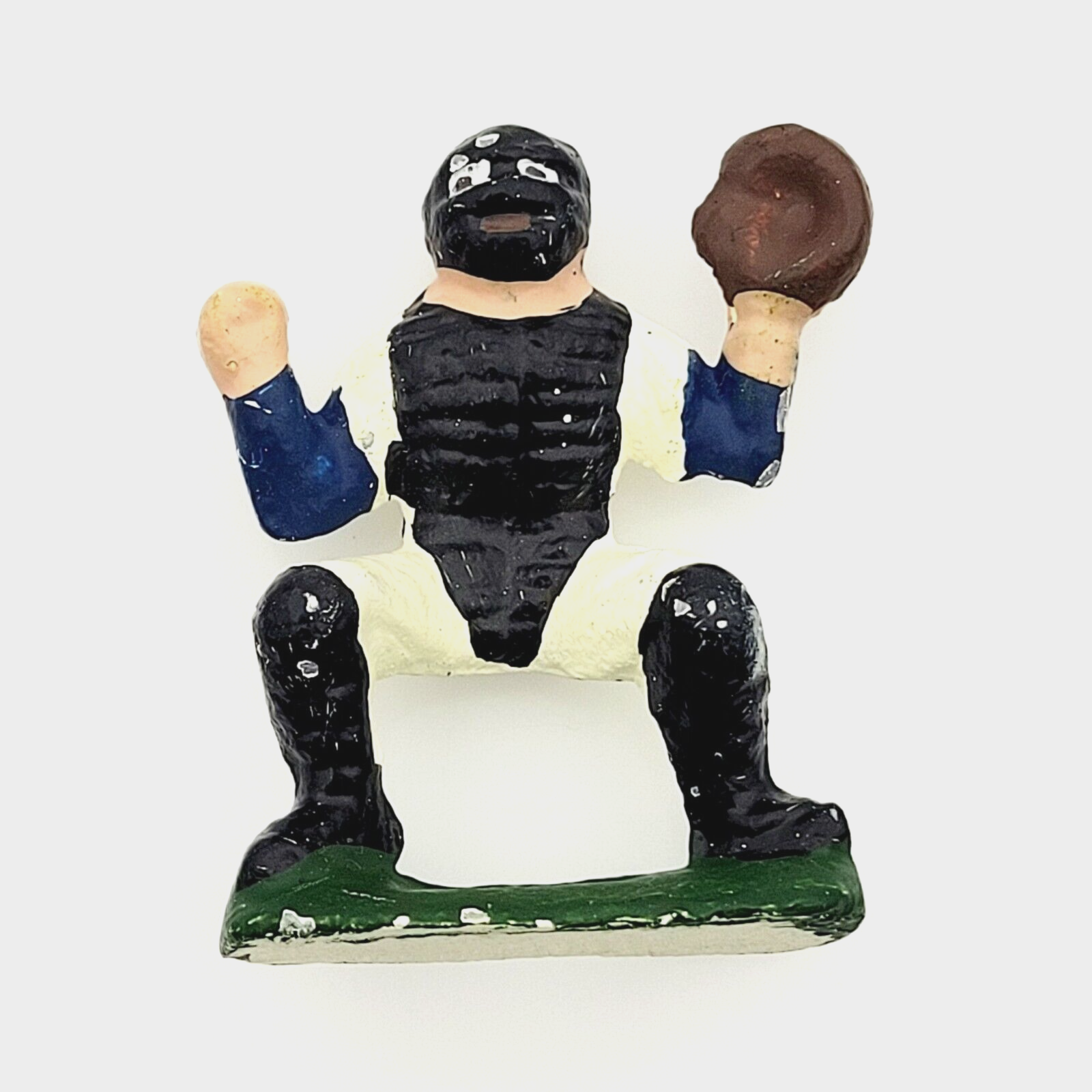 Vintage Lead/Metal Possibly Barclay Baseball Player Catcher 2" | eBay