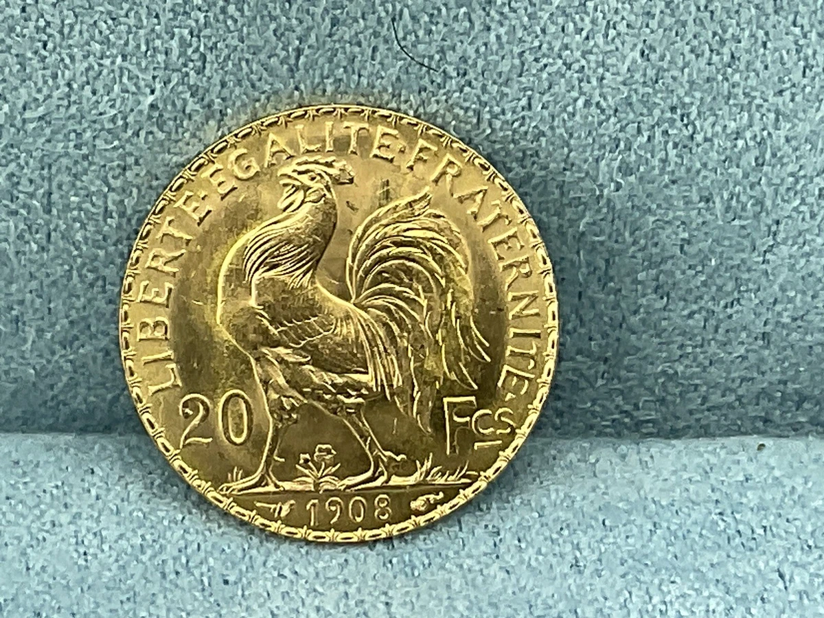 Franc Gold Rooster