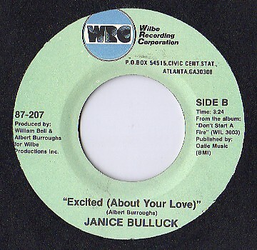 Janice Bullock - Don't Start A Fire (7", Single) | eBay