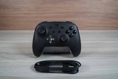 PowerA Wired Controller for Nintendo Switch Matte Black 1123D0401 w ...