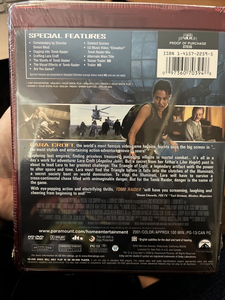Lara Croft: Tomb Raider (HD-DVD, 2006) 97360703948| eBay