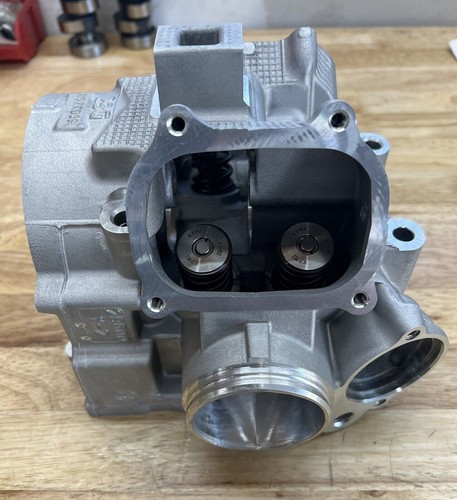 2015+ Raptor 700 Drag Racing CNC Ported Head with +2 Ferrea Valves Max ...