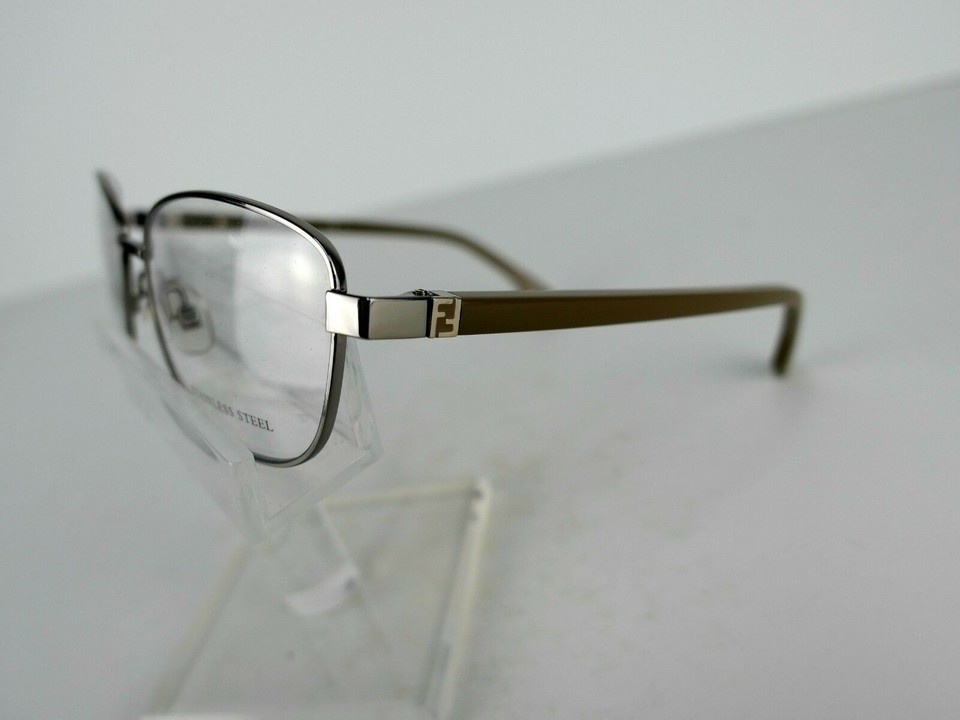 FENDI FF 0012 (SMF) Ruthenium Khaki 53 x 18 135 mm Eyeglass Frame | eBay