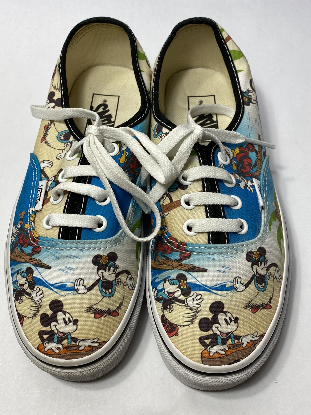 Vans Disney X Mickey Mouse Aloha Unisex W6.5 M5 Minni… - Gem