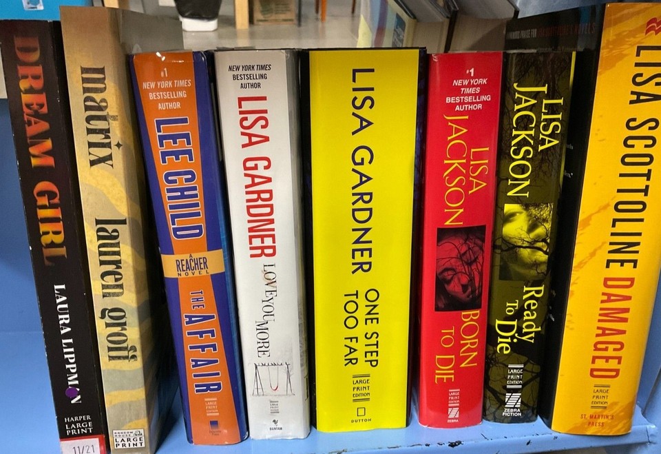 LARGE PRINT Fiction - various authors/Choose from author's with first ...