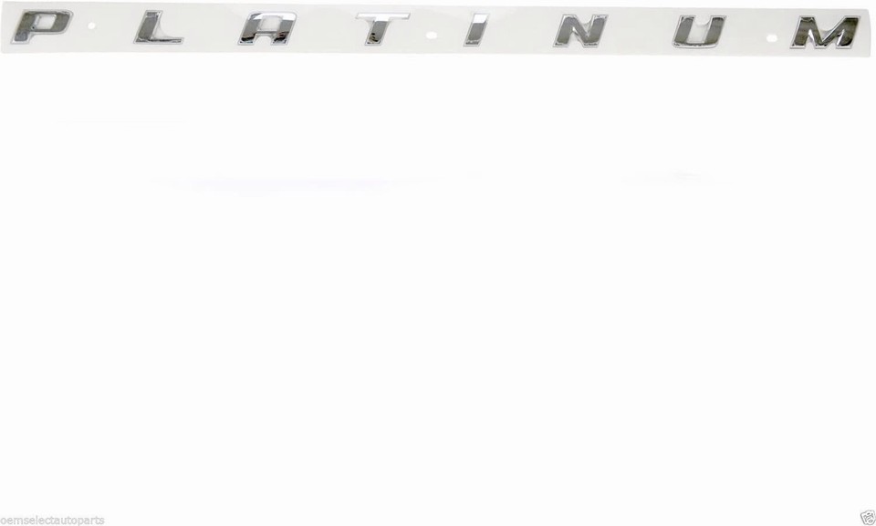 2Pcs Platinum Emblems Side Badge Nameplate Decal for 150 250 350 ...