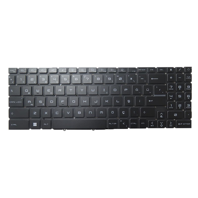 Single Zone RGB Backlit TR Keyboard For MSI Crosshair 17 A11UCK A11UDK ...
