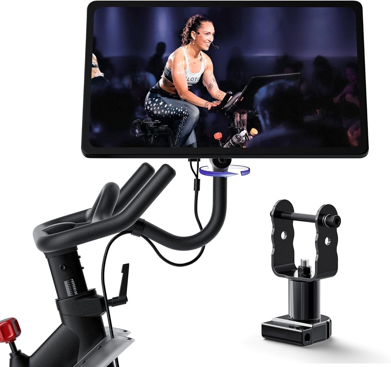 Peloton Screen Swivel Mount, 360° Upgraded Screen Rotate Monitor ...