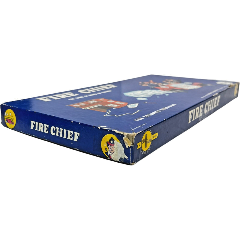 Vintage Fire Chief The Game Of Mixed Up Firemen 1957 Selchow & Righter ...