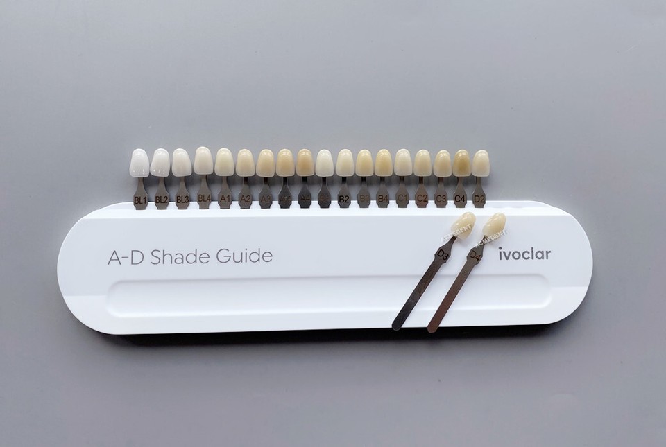 Dental Porcelain Teeth Shade Guide Ivoclar Vivadent 9/16/20 Color VITA ...