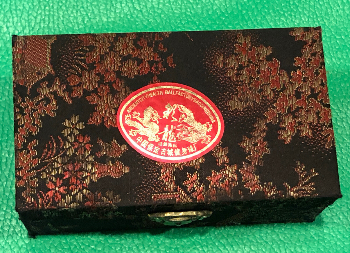 BAODING IRON BALL DIRECTION - VINTAGE 1985 W/ CASE & INSTRUCTIONS | eBay