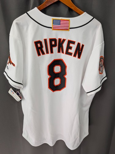 Cal Ripken Jr Signed Baltimore Orioles Majestic Jersey AUTO JSA COA Sz ...
