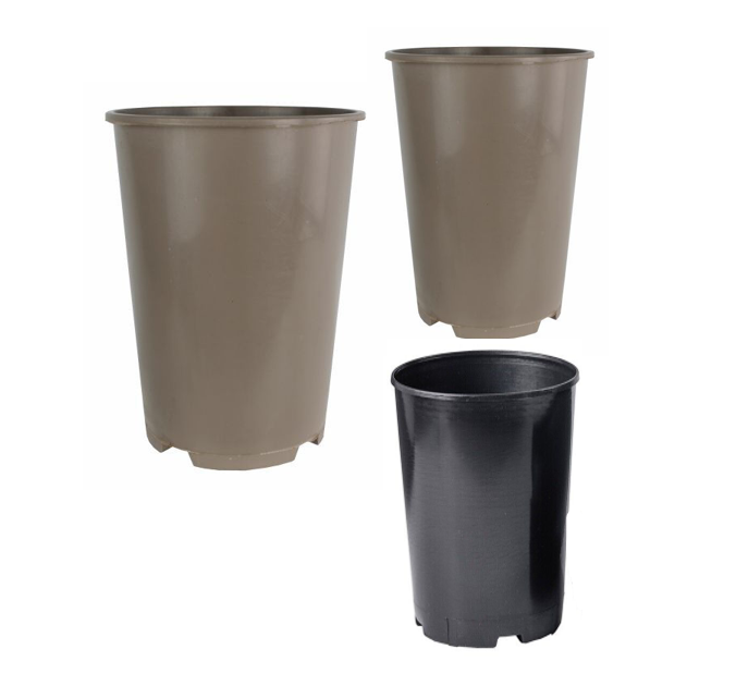 Deep Flower Pots Garden Plant Pot Tall Rose Container Planter (PACK of ...