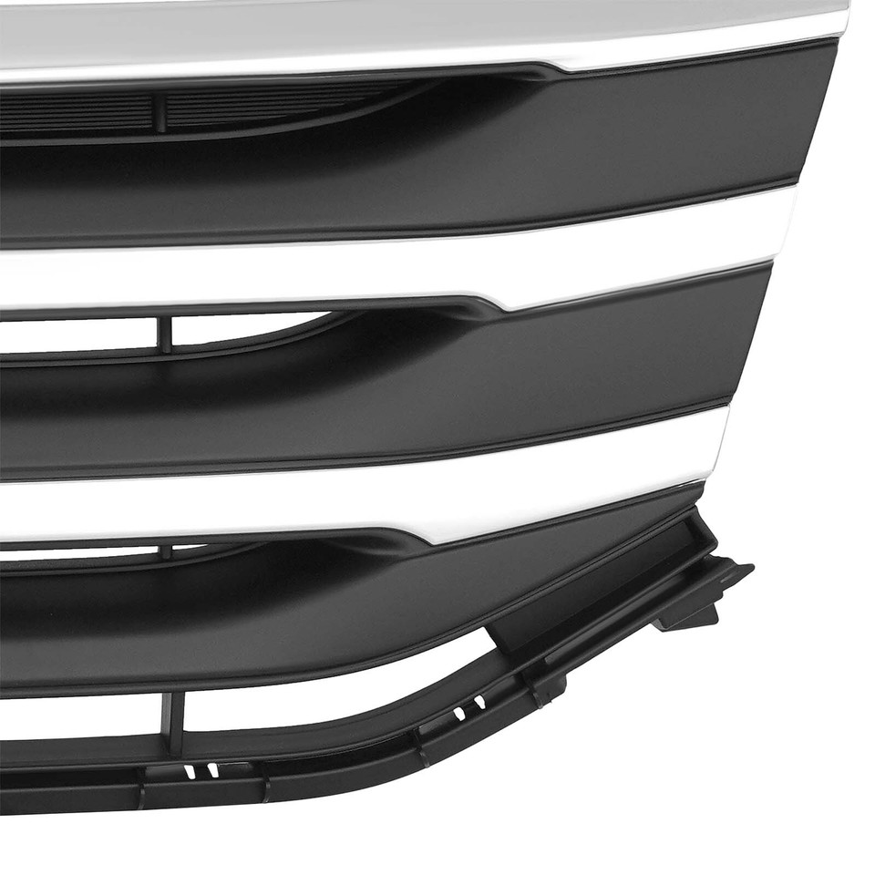 Fits New Honda Odyssey 2011 2012 2013 Front Black Grill Grille Chrome ...