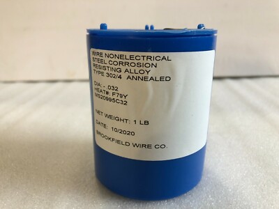 Brookfield Wire Co. Steel Safety Lock Wire MS20995C32 1 LB. Roll .032 ...