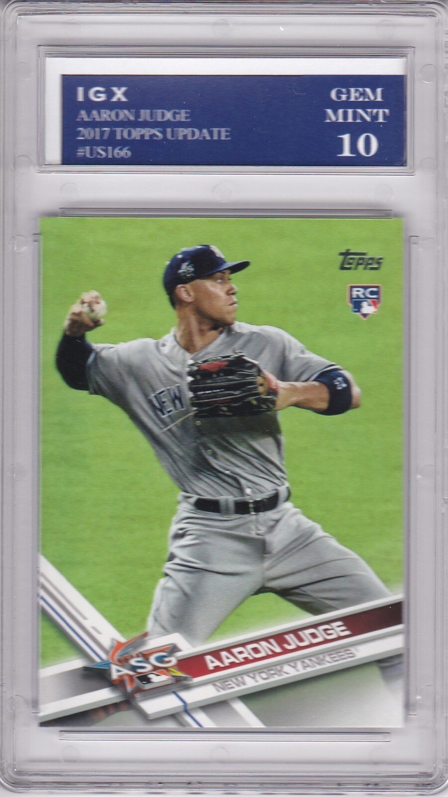 AARON JUDGE ROOKIE CARD 2017 Topps Update RARE $$ GEM MINT 10 Baseball ...