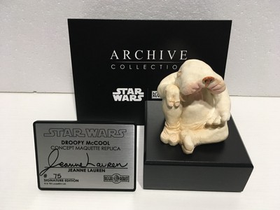 Star Wars Regal Robot ROTJ Droopy McCool Concept Maquette Signature ...