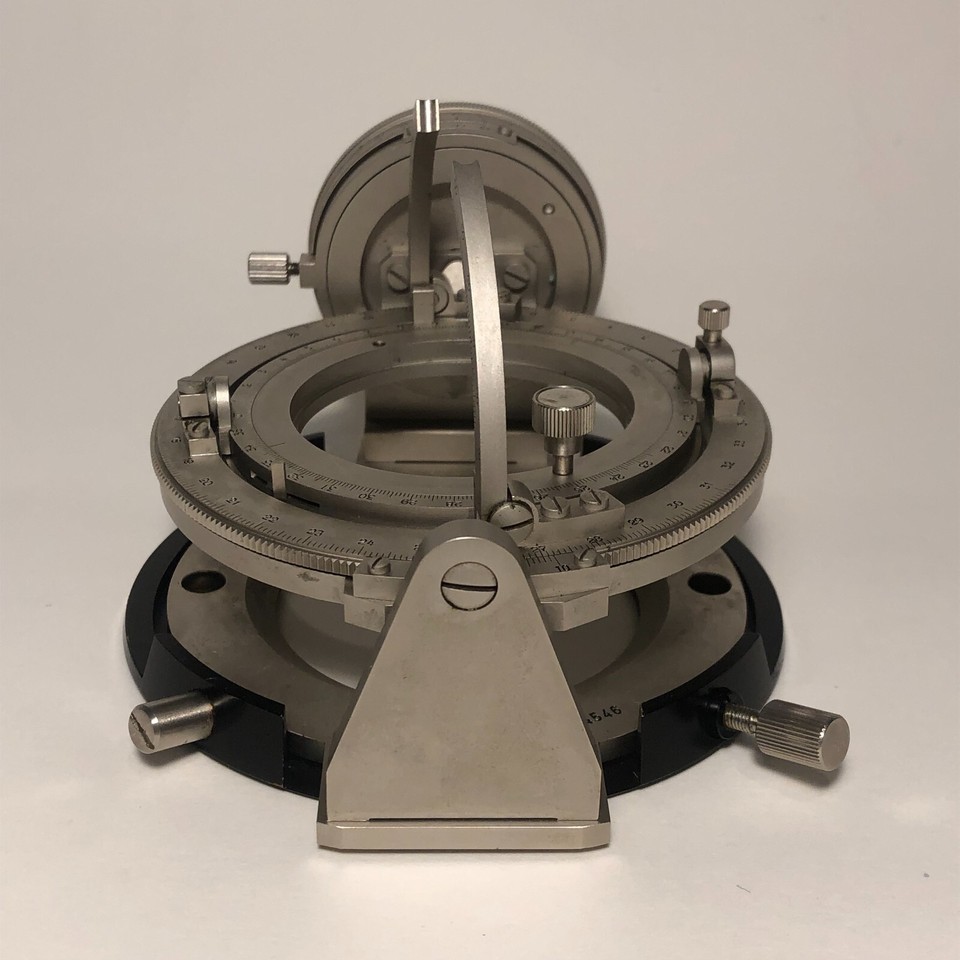 Ernst Leitz Wetzlar Universal Rotary Stage 4 Axis UT-4 w/ Case For ...